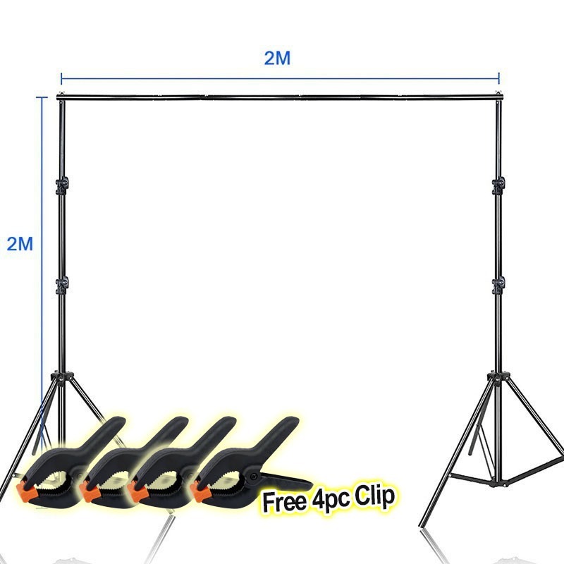 Backdrop Stand For Photography 2M x 2M Green Screen Photo Frame Scene ...