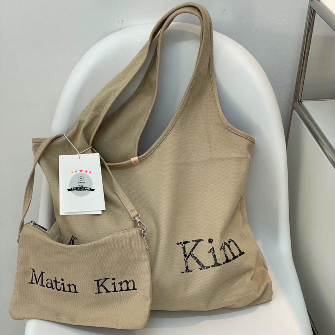 Matin kim Cloth Bag Shoulder Shape Can Hold A Lot Of Things Comes With ...