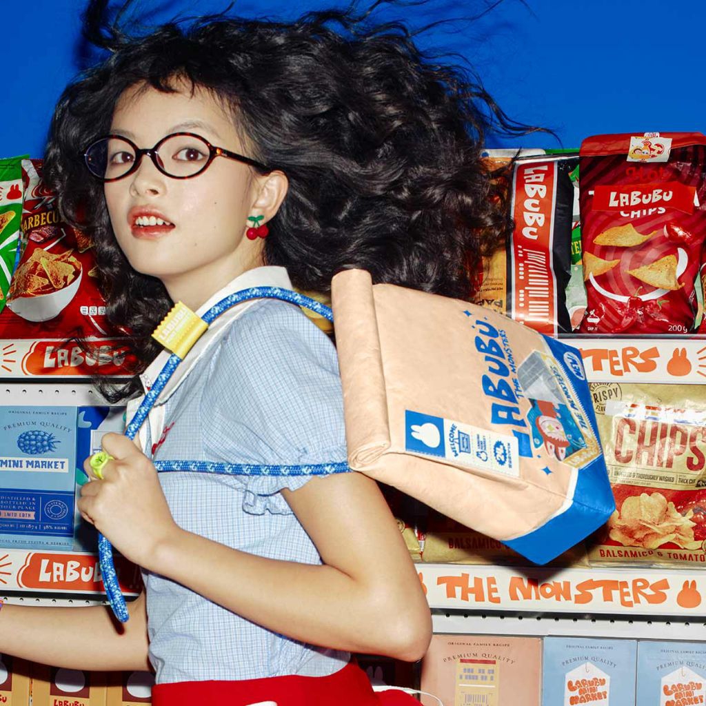 THE MONSTERS Wacky Mart Series-Mesenger Bag Labooboo Shrimp | Shopee ...