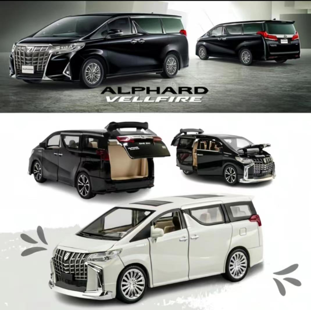 Toyota Alphard Model Car Sliding Door Has A Sound Big The Wheels Can ...
