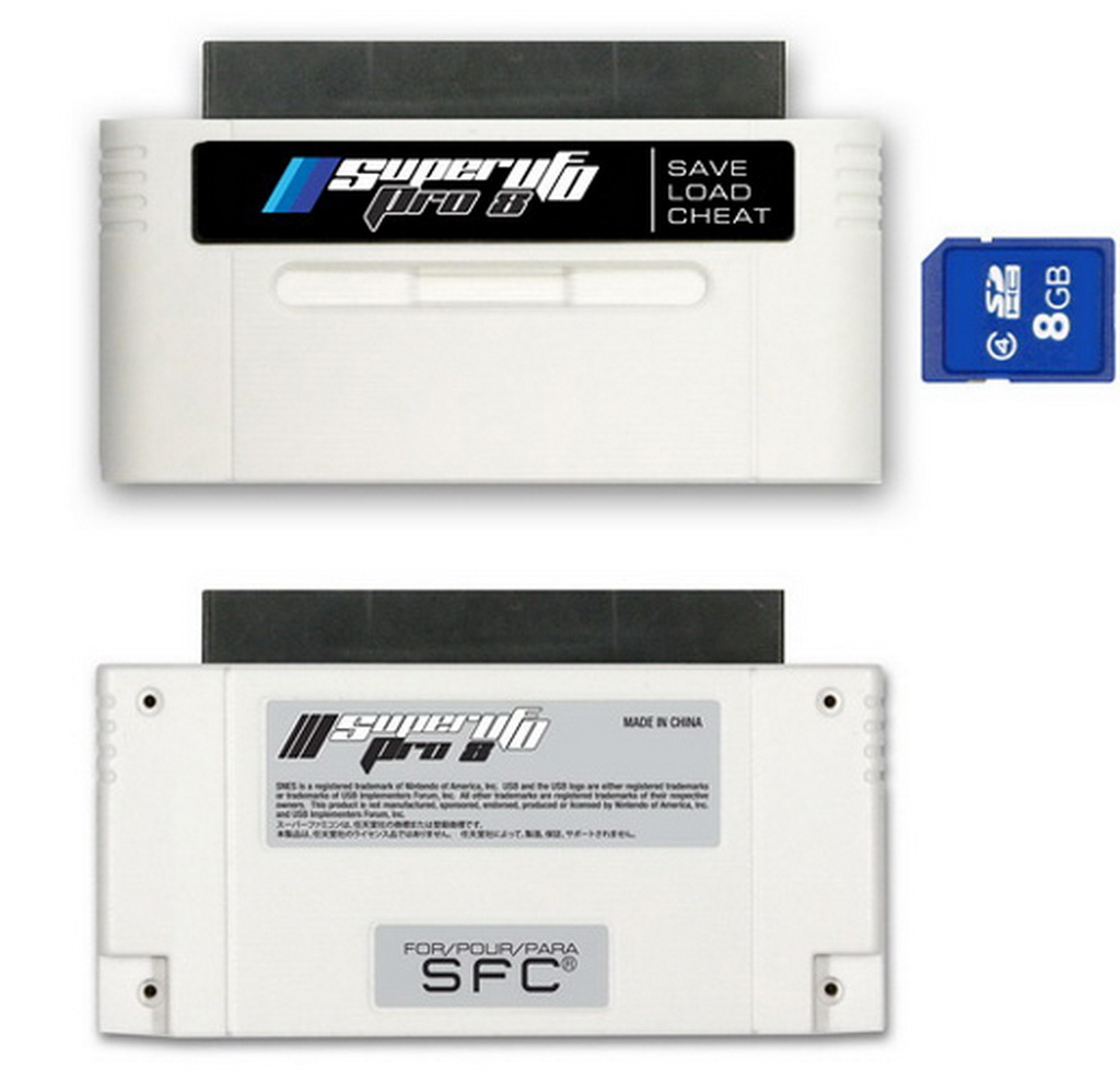 SuperUFO Pro 8 Flash Cartridges For Super Nintendo And Snes Unlimited ...