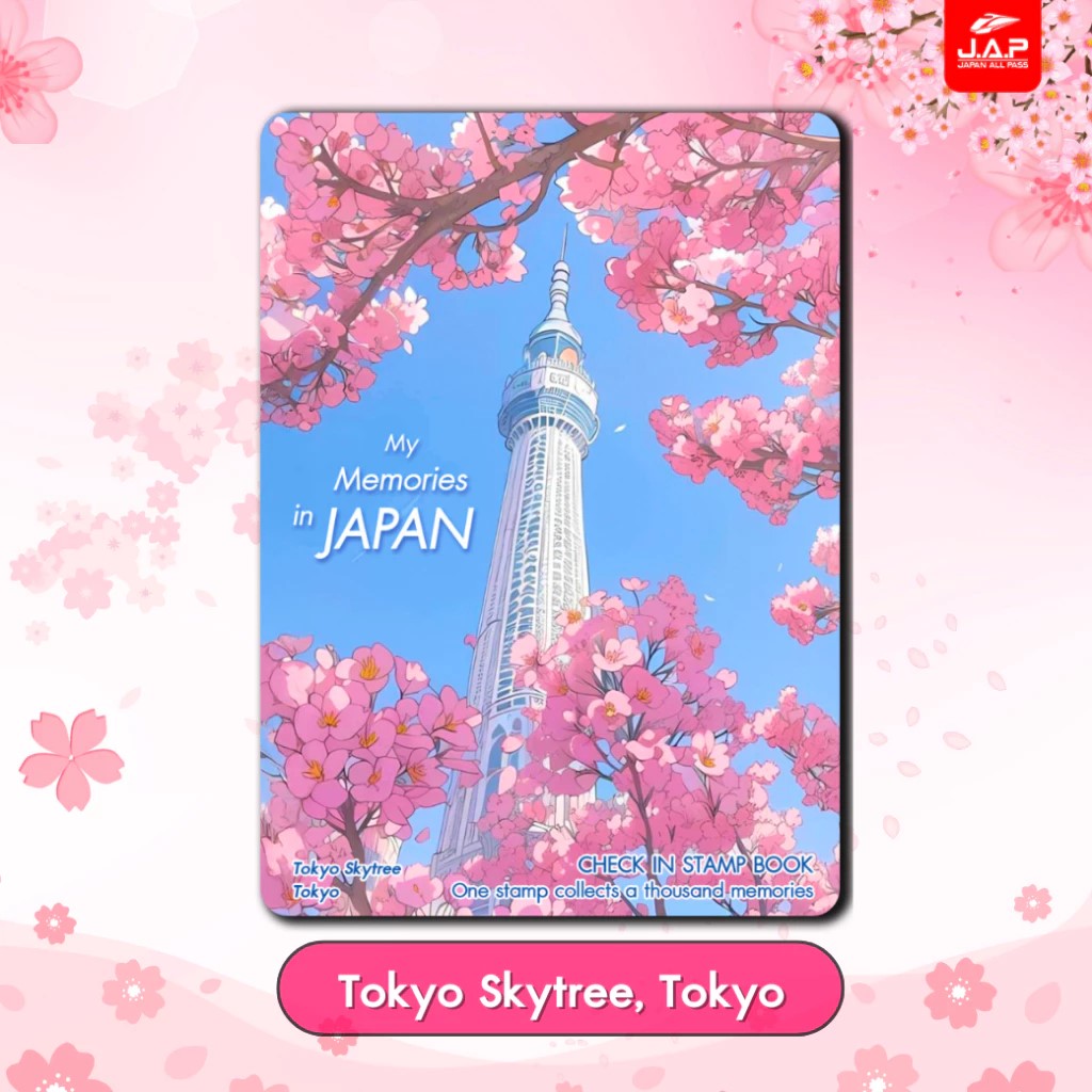 (Fast Delivery) Check In Stamp Book Spring (Sakura) Collection Check-In ...