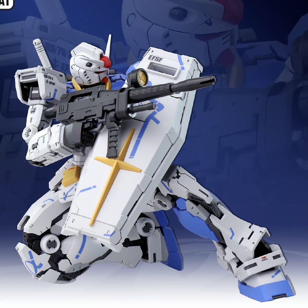 VCA ️ Fat Cat 1/100 ZULAN RX-78-2 MASTER REAL GRADE RG MG Assembled ...
