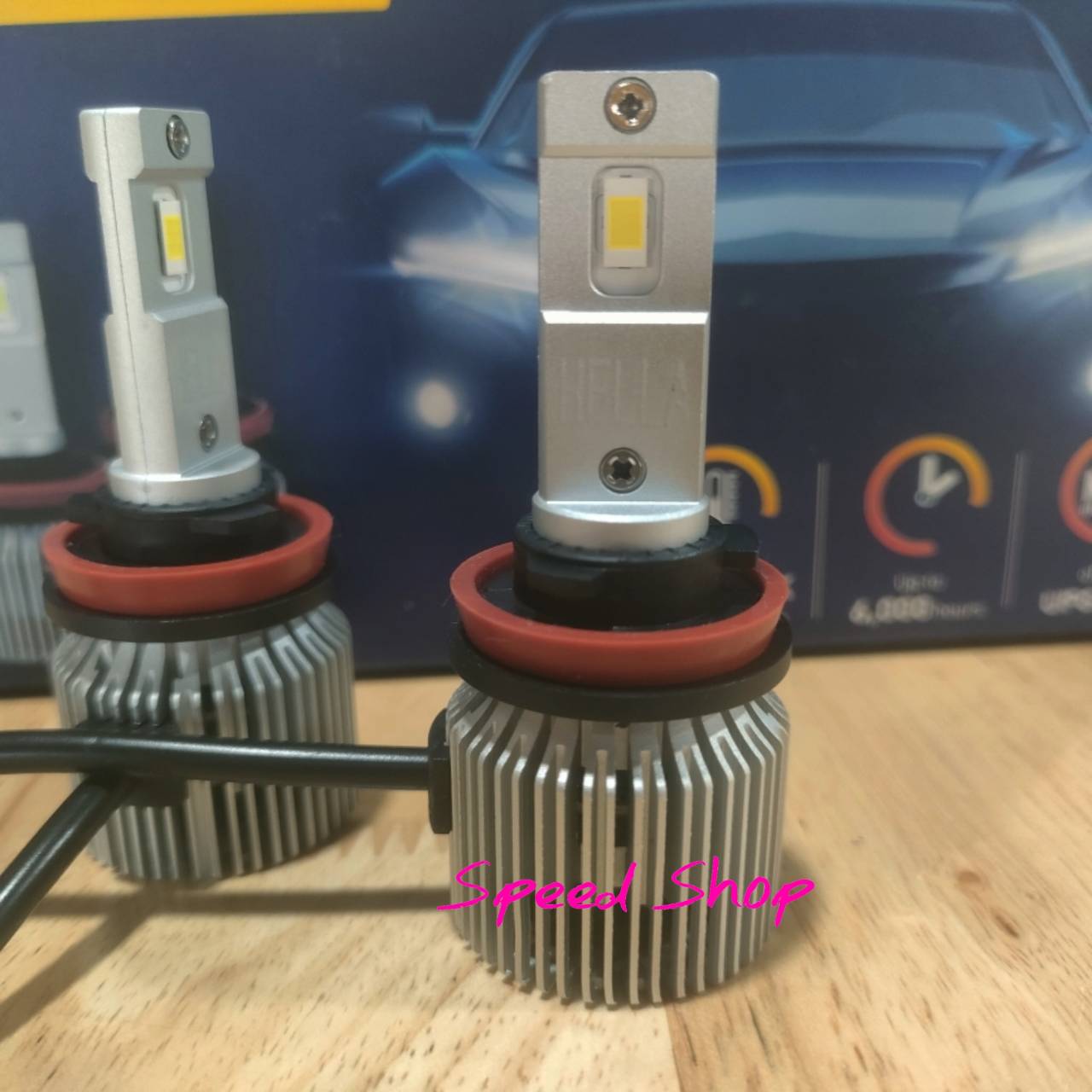 Hella Headlight Bulb Car RETROFIT LED 6500K 3700LM Toyota Yaris Ativ ...