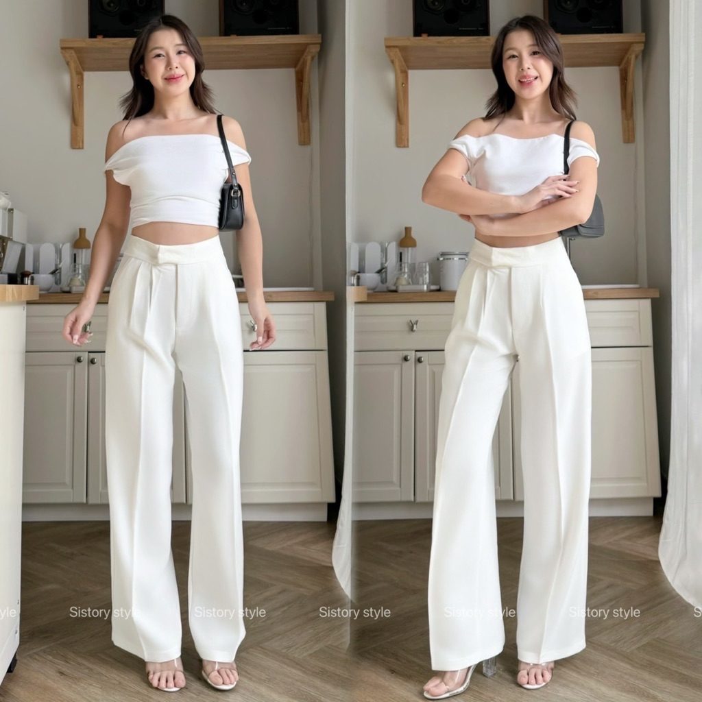 Maya Pants – Model Medium Barrel Shape Korean Style! Design: The Edges ...