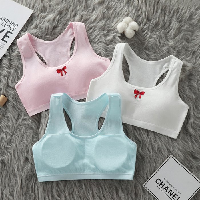 Girls' Bras NY25 For School Children Children's Underwear Thin And Soft ...