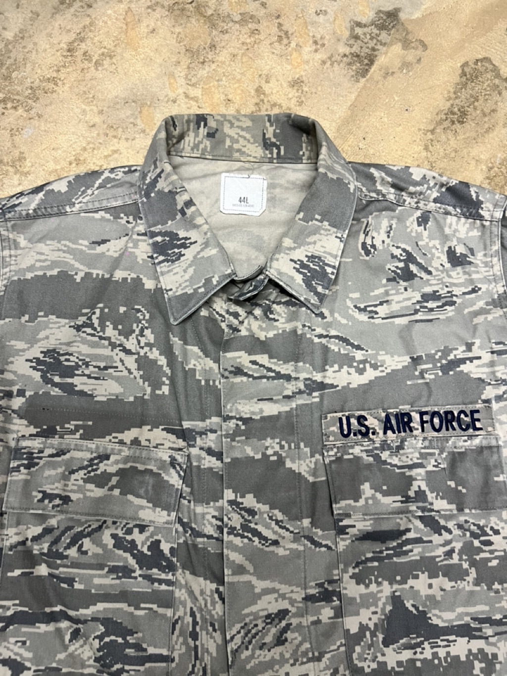 US Air Force Military Tactile Digi Camo Jacket Men's Size : 44 L ...