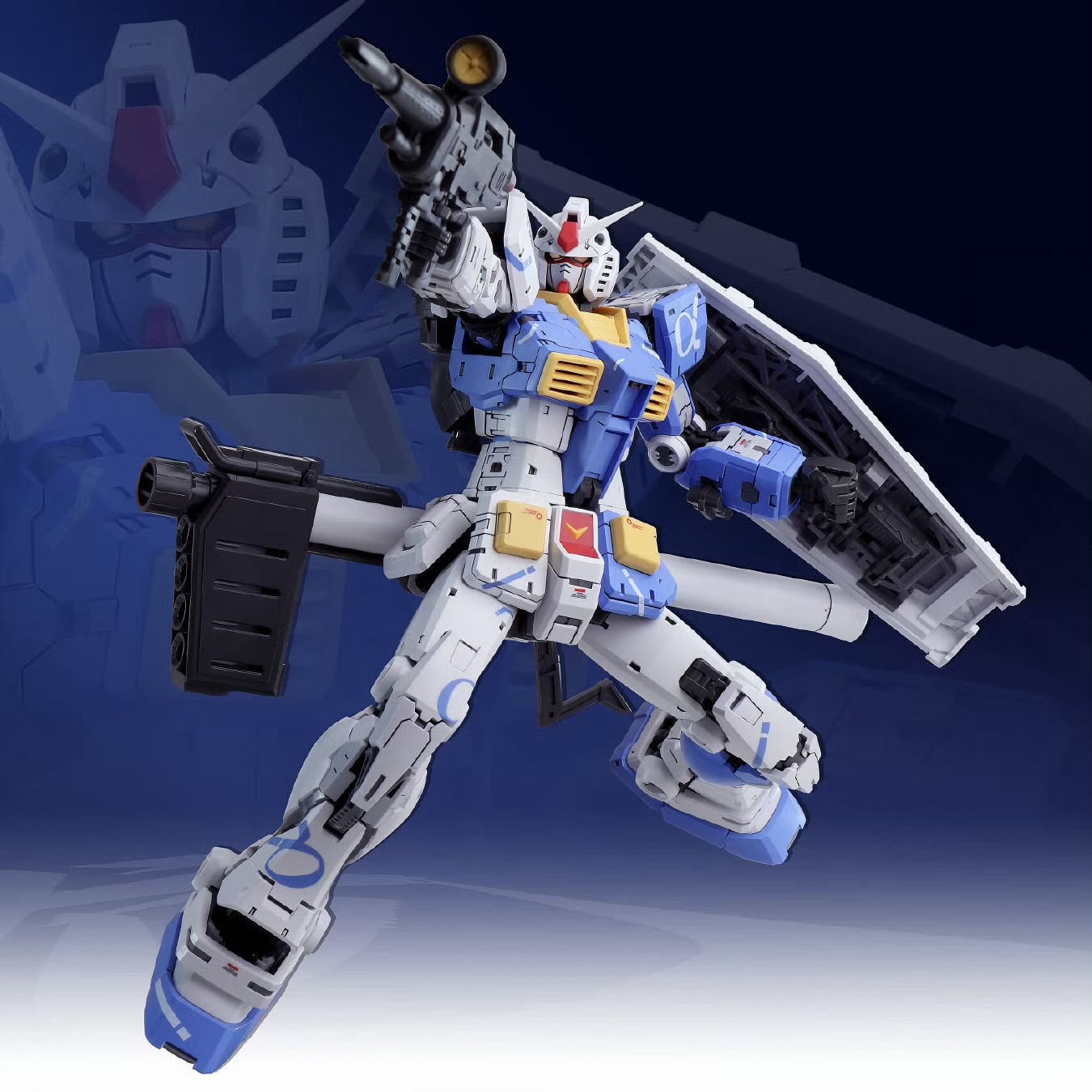 VCA ️ Fat Cat 1/100 ZULAN RX-78-2 MASTER REAL GRADE RG MG Assembled ...