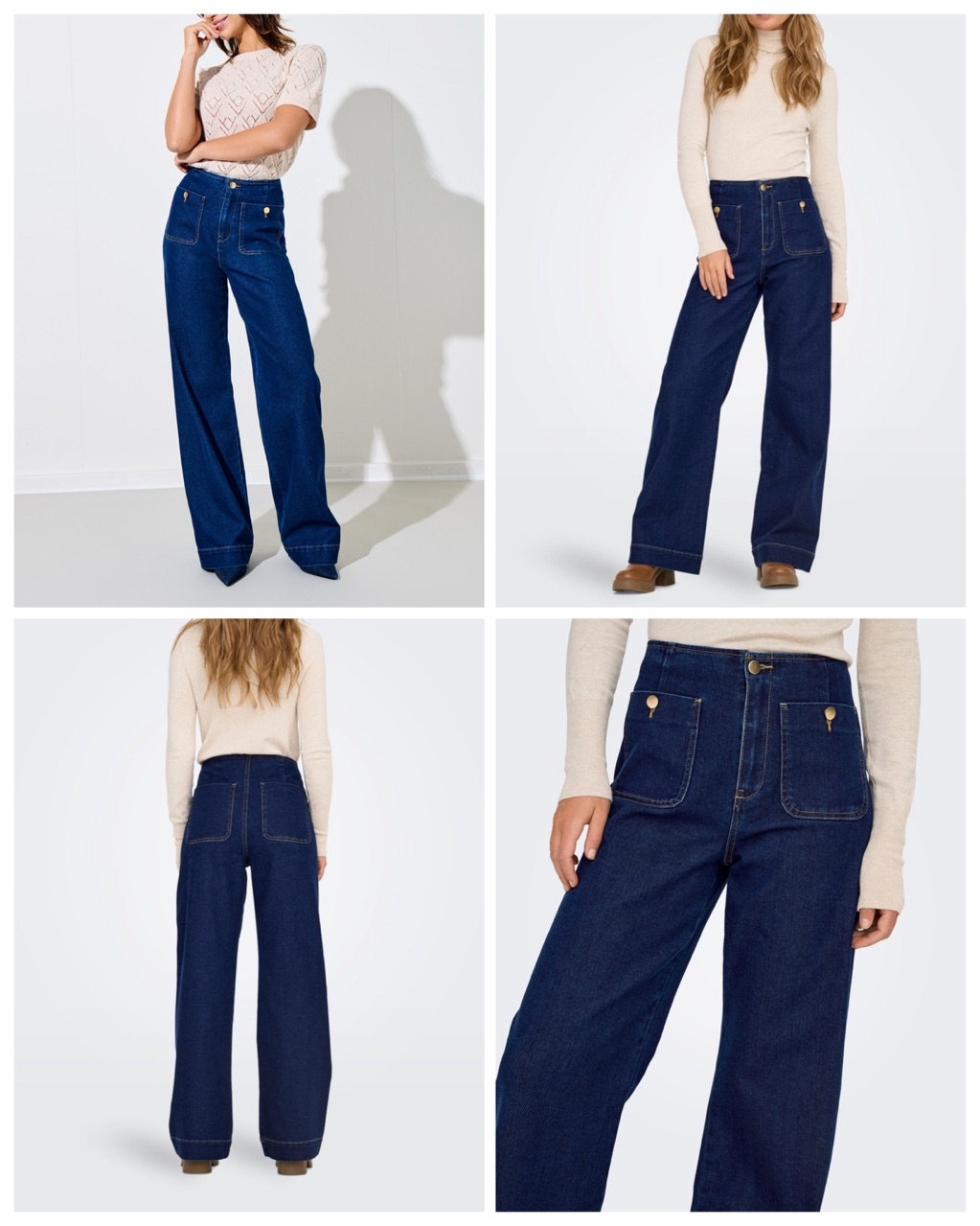 ONLY WIDE-LEG JEANS Onlymadeline HIGH WAIST WIDE LEG FIT (B2205 ...