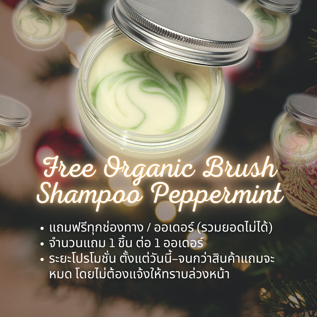 Organic Brush Shampoo : Peppermint | Shopee Singapore