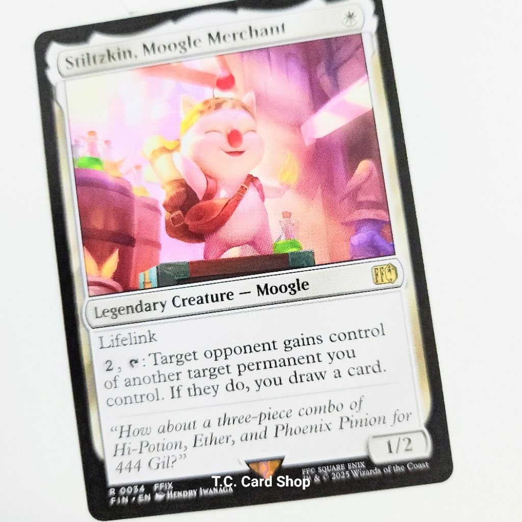Stiltzkin Moogle Merchant-R0034 FFVIX (Goldstamp)-Final Fantasy-Magic ...
