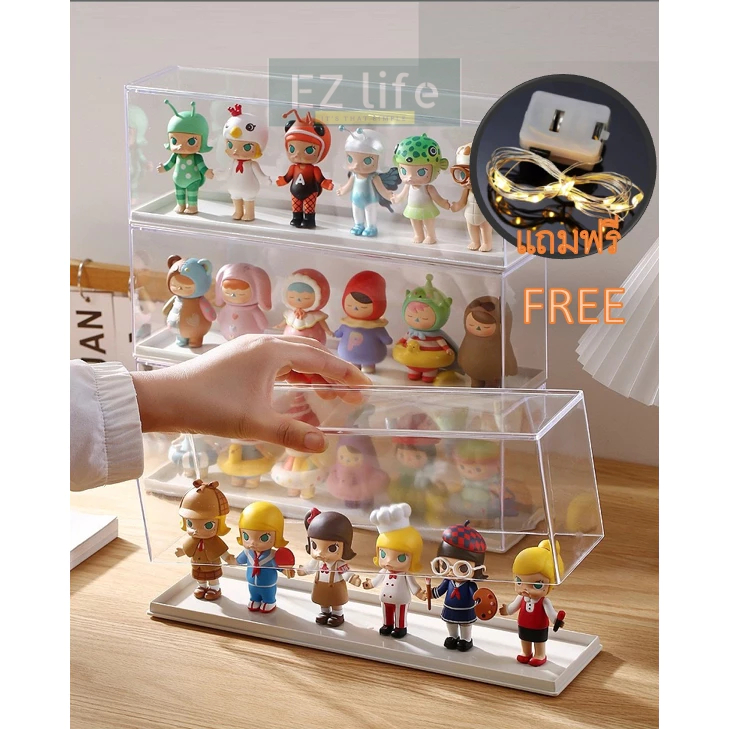EZ Long Box Model Display Case Superimposed Dustproof popmart Toy ...