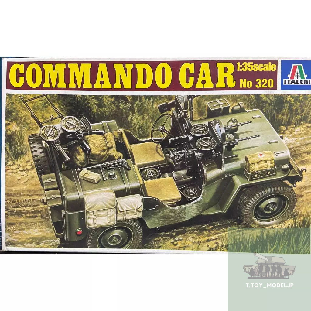 Italeri 1/35 Commando Car Jeep Model World War Tank | Shopee Singapore