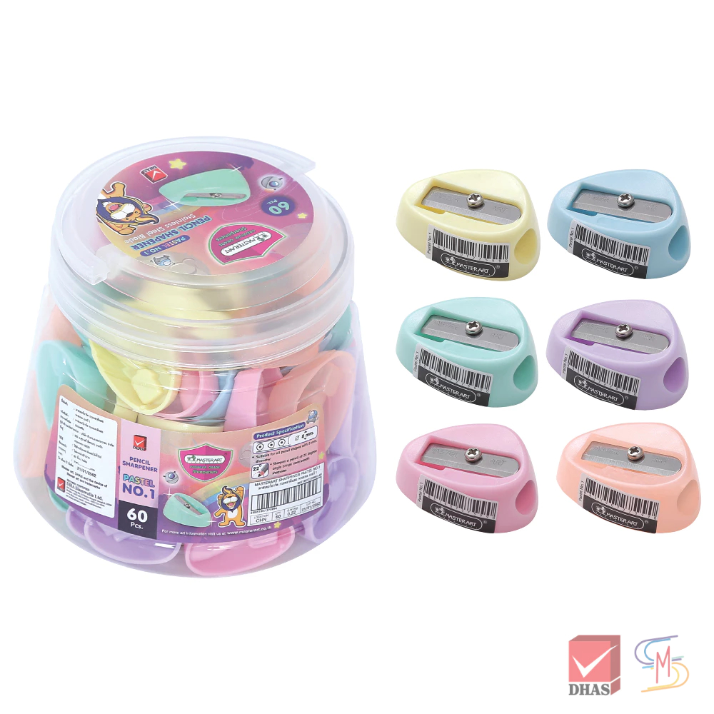 Master Art Pencil Sharpener Pastel No. 1 (Mixed Colors) | Shopee Singapore