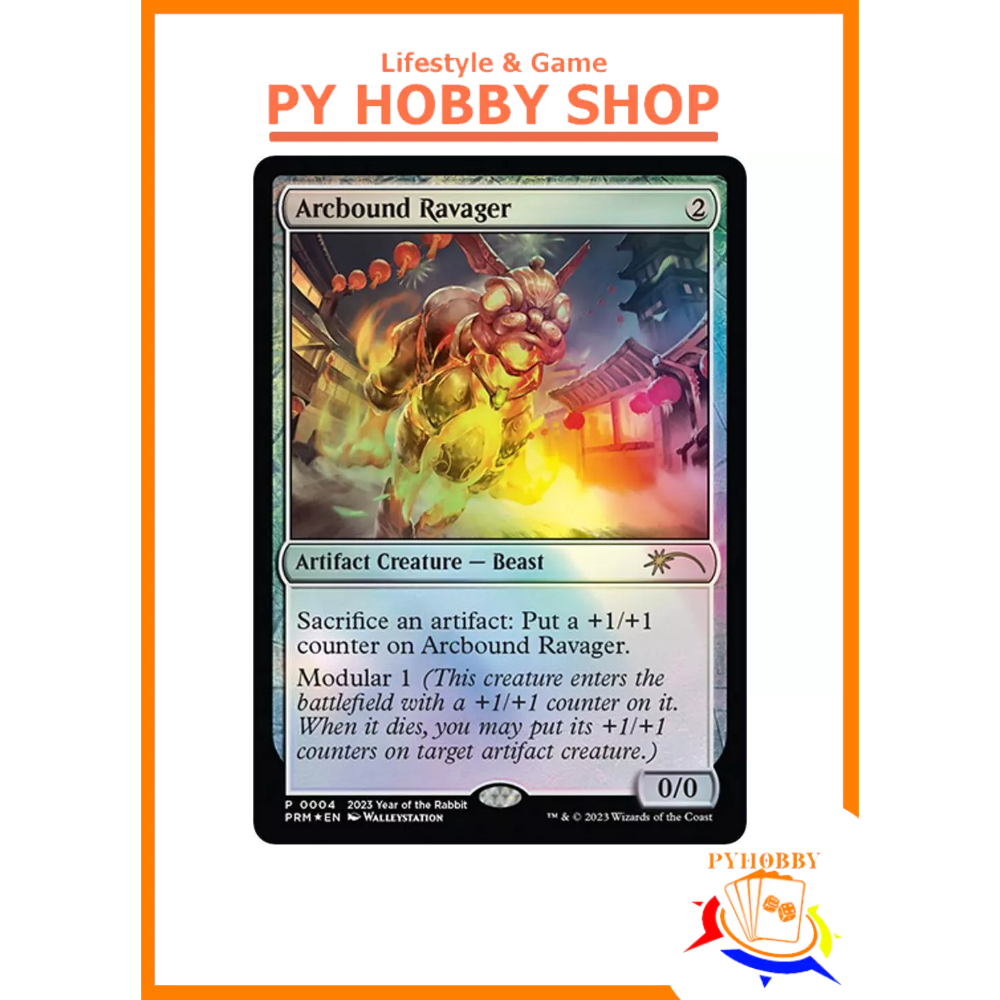 [MTG] Promotional: Arcbound Ravager (Year of the Rabbit 2023) | Shopee ...
