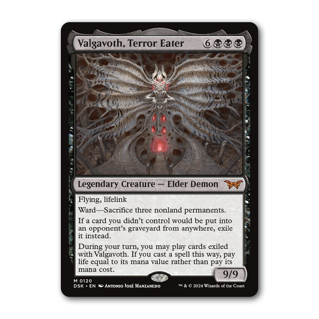 [MTG] Valgavoth Terror Eater [DSK] [Black] [Mythic] [Normal] [ENG ...