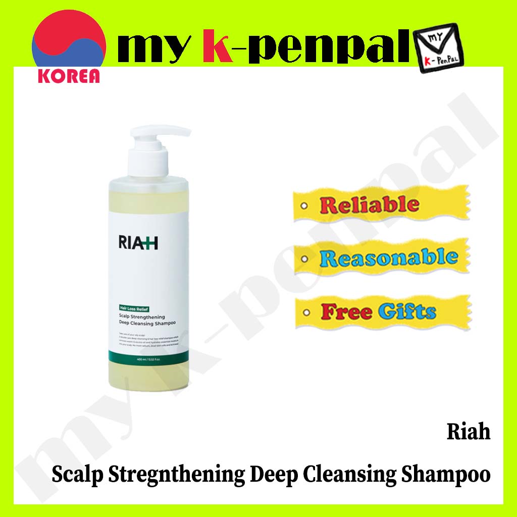 [riah] Scalp Strengthening Deep Cleansing Shampoo 400ml / Numbuzin Hair ...