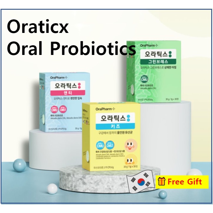【OraPharm】 OraTicx Oral Probiotics 30g(1g x 30tablets) / Denti, Green ...