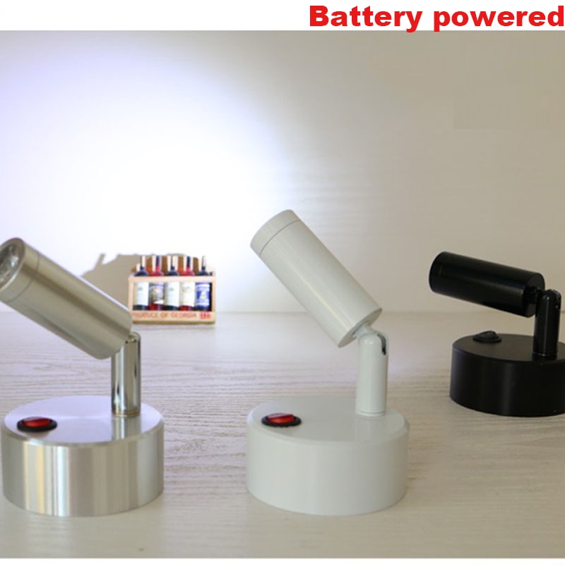 AAA battery led spot lamp ,wireless Jewelry store ,counter ,night ...