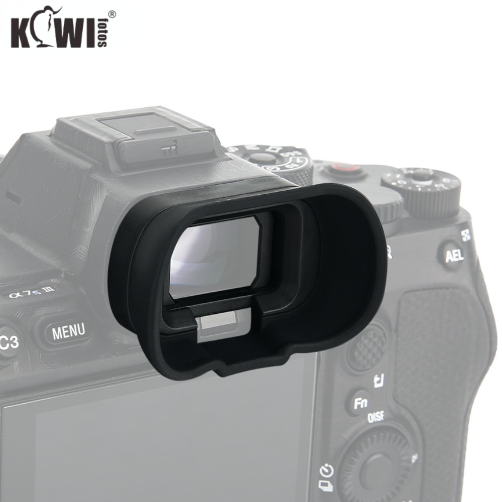 Kiwifotos KE-EP19L Viewfinder Rubber Camera Long Eyecup for Sony a7R V a7 IV a7S III alpha 1 ...