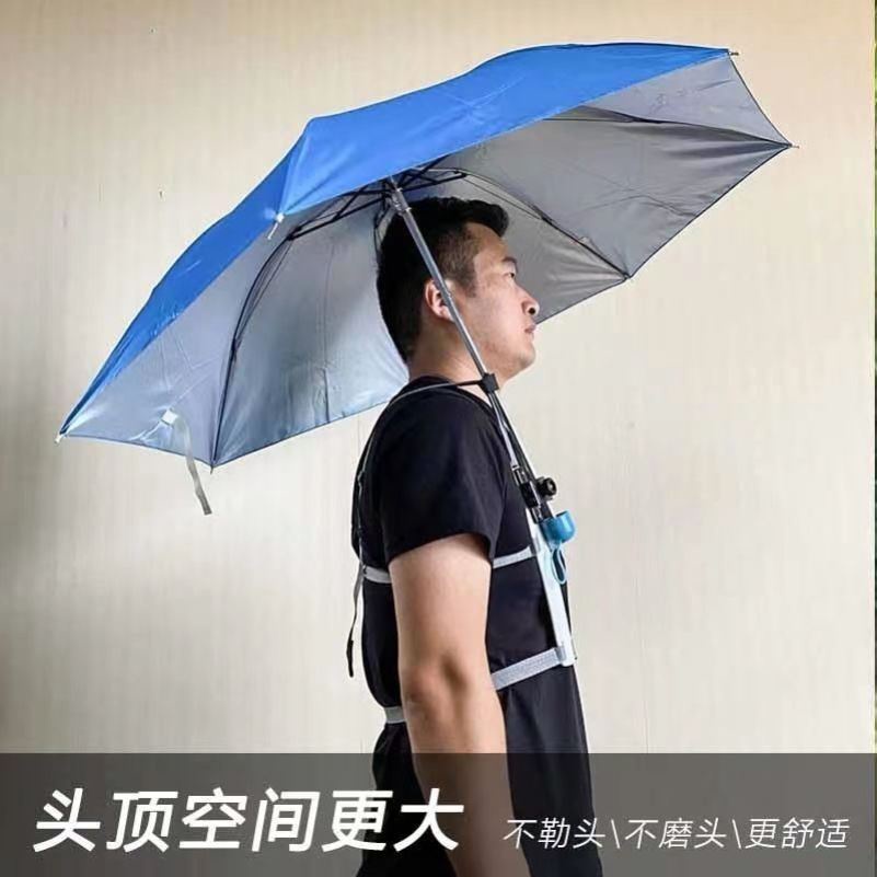 Ready Stock|Free Shipping Hands-Free Back Umbrella Can Be Carried ...