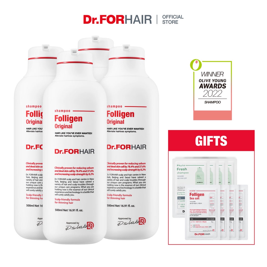 [Dr.FORHAIR] Folligen Original Shampoo 500ml | Shopee Singapore