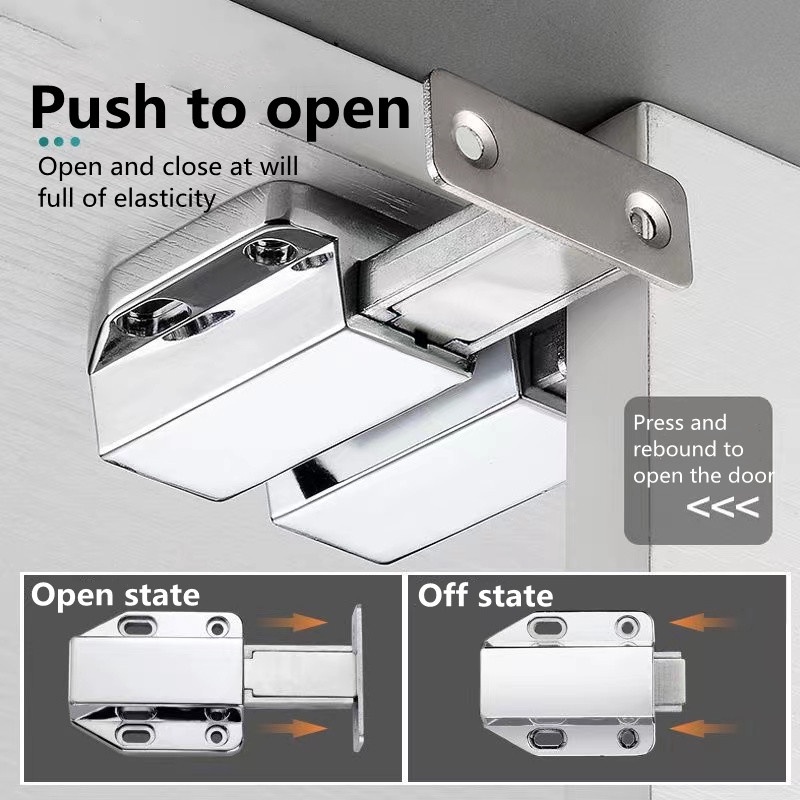 Heavy Duty Magnetic Door Catch Latch Stainless Steel Rebound Device ...