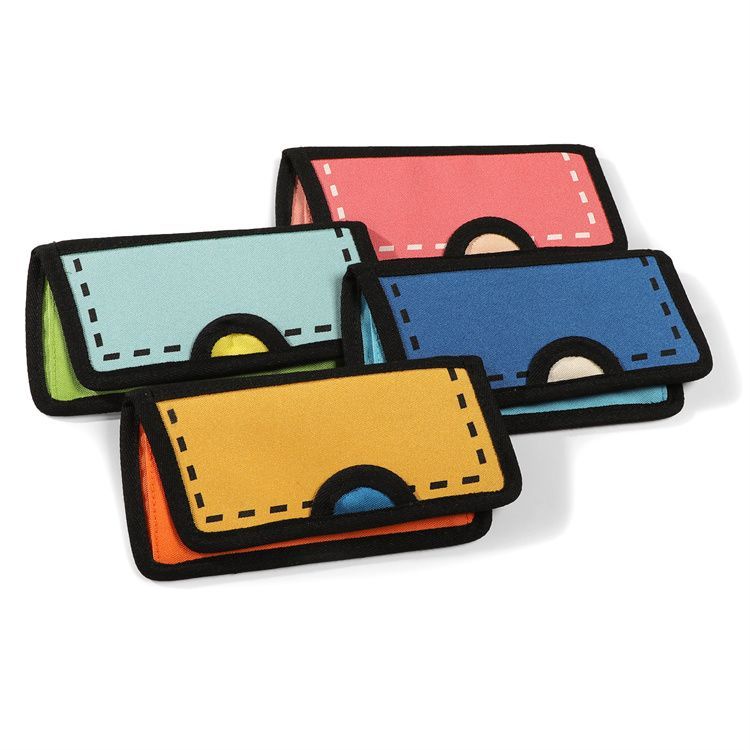 2D Student Two-Dimensional Long Wallet Women 2023 New Cartoon Cute ...