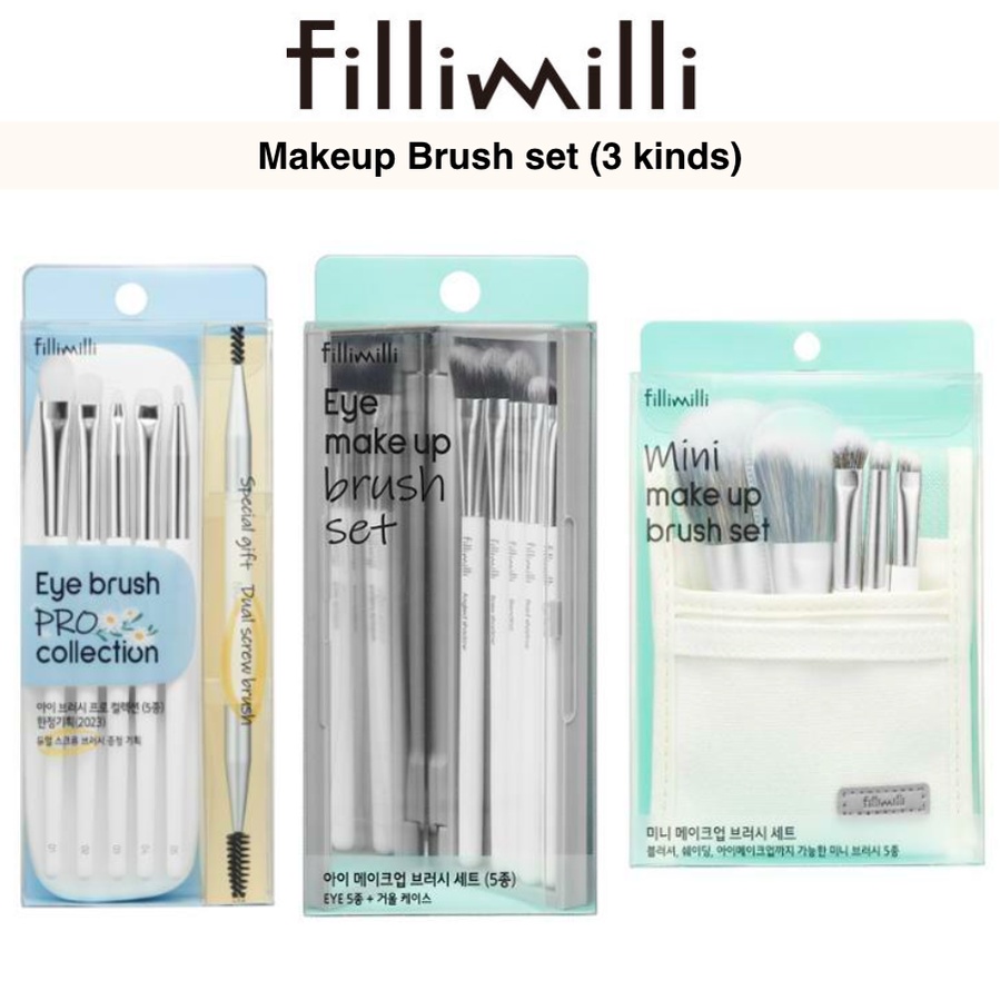 Must-have essentials! [Fillimilli] Makeup Brush set (3 kinds) | Shopee ...