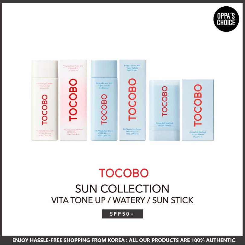 [SUN PROTECTOR] TOCOBO SUNSCREEN COLLECTION (VITA TONE UP / WATERY SUN ...
