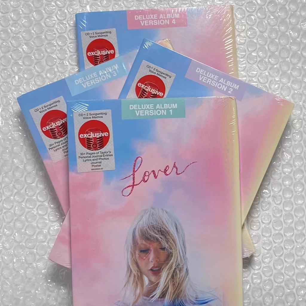 Taylor Swift Lover CD Deluxe Paper Box Edition Diary 1-4 Random ...