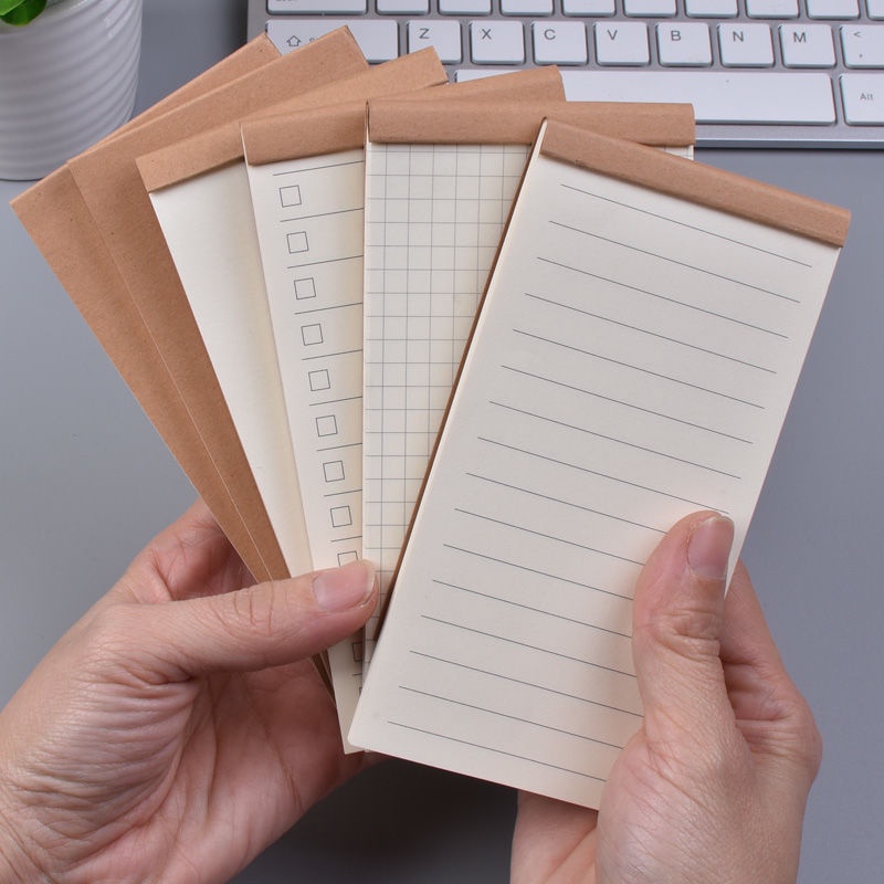 High-Quality Retro Note Notepad Kraft Paper todo Schedule Planner ...