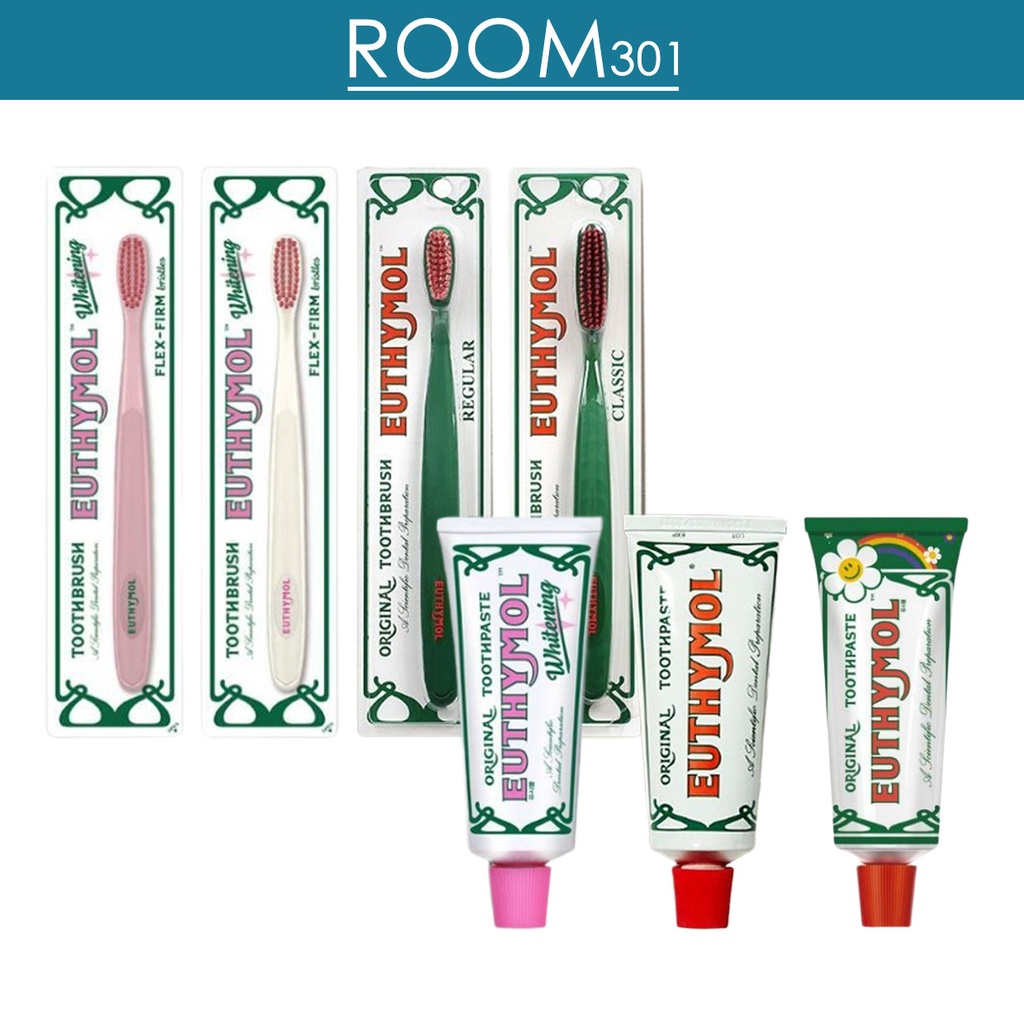 [EUTHYMOL] British Luxury Toothpaste 106g & Toothbrush 120 Years ...