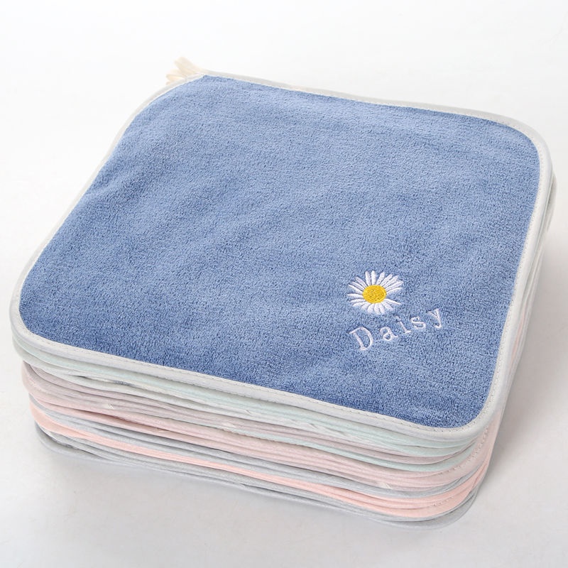 Small Towel Absorb Water No Lint Face Wash Square Softer Than Pure ...