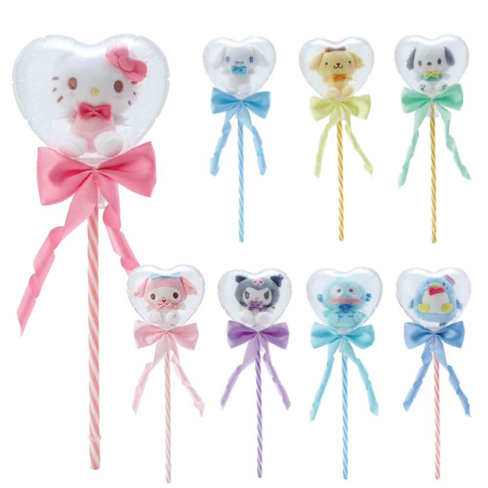 Small Auditorium Sanrio Heart Balloon Shape Cheer Stick (Idol Cheer ...