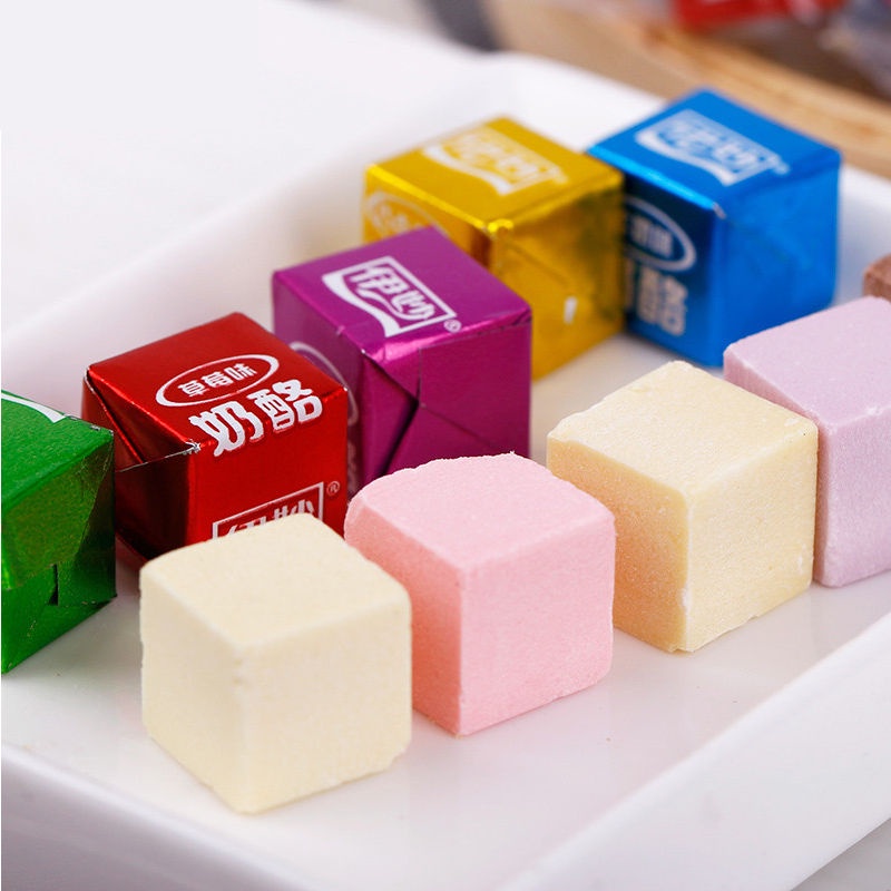 【500g/bag】奶酪糖 Cheese candy milk blocks yogurt blocks small cheese ...