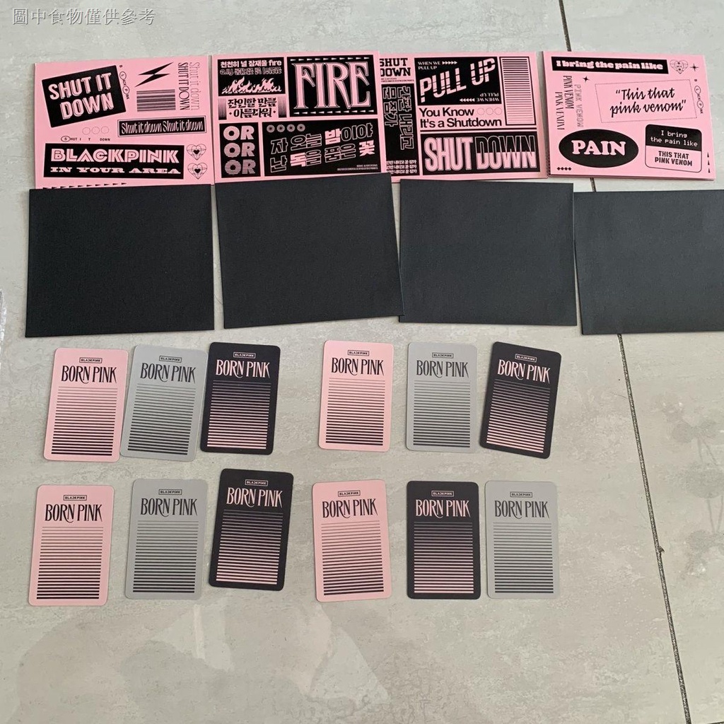 ((BLACK Pink) Domestic, blackpink New Flash Card, Official Photographed Non-Refundable Non ...