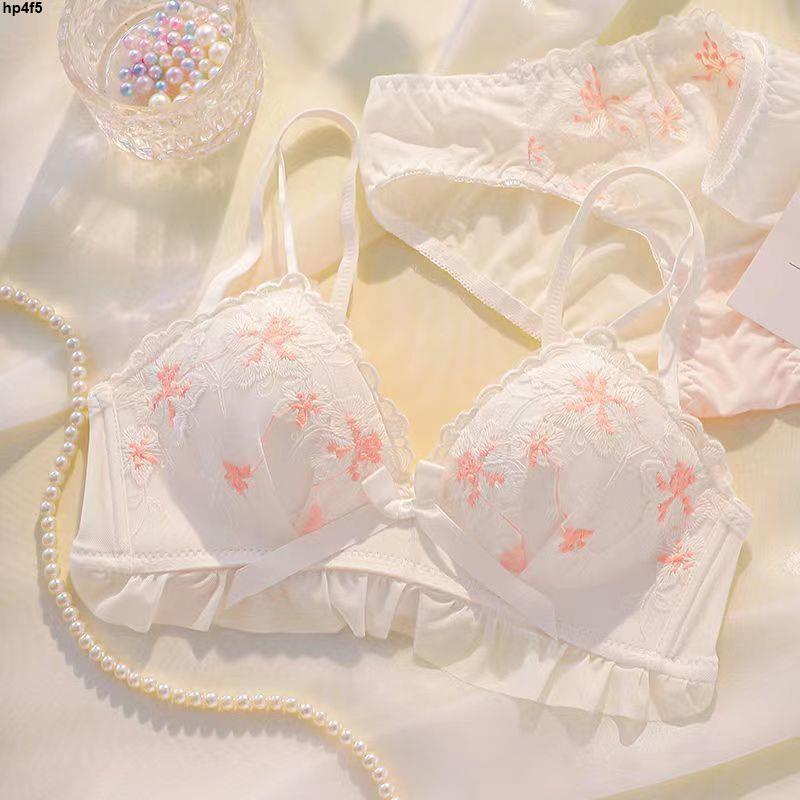 Japanese Style Bra Girls Underwear Women's Suit Small Breasts Gathering ...