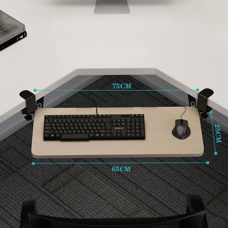 Keyboard Bracket Non Perforated Drawer Shelf Bracket Non Installation