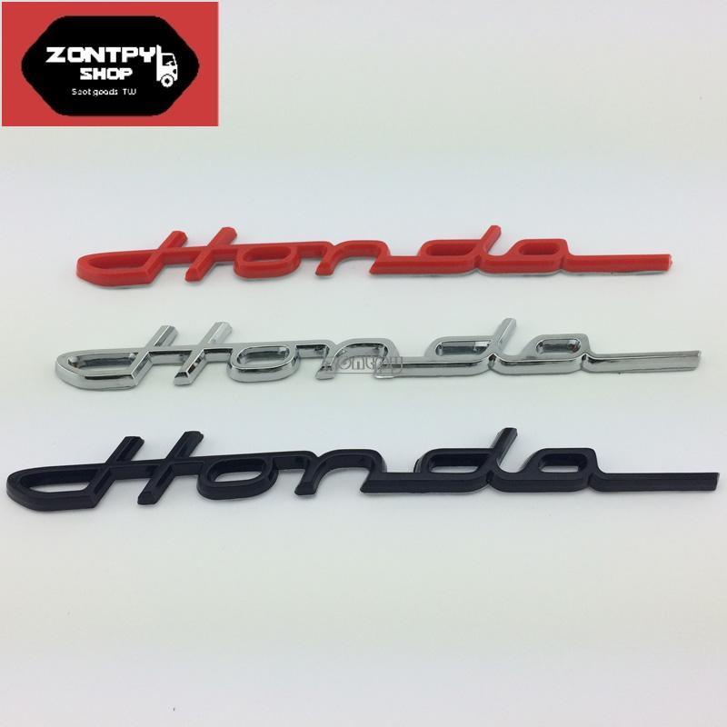 Car Logo Cursive HONDA Modified English Rear Trunk Label Letter Line ...