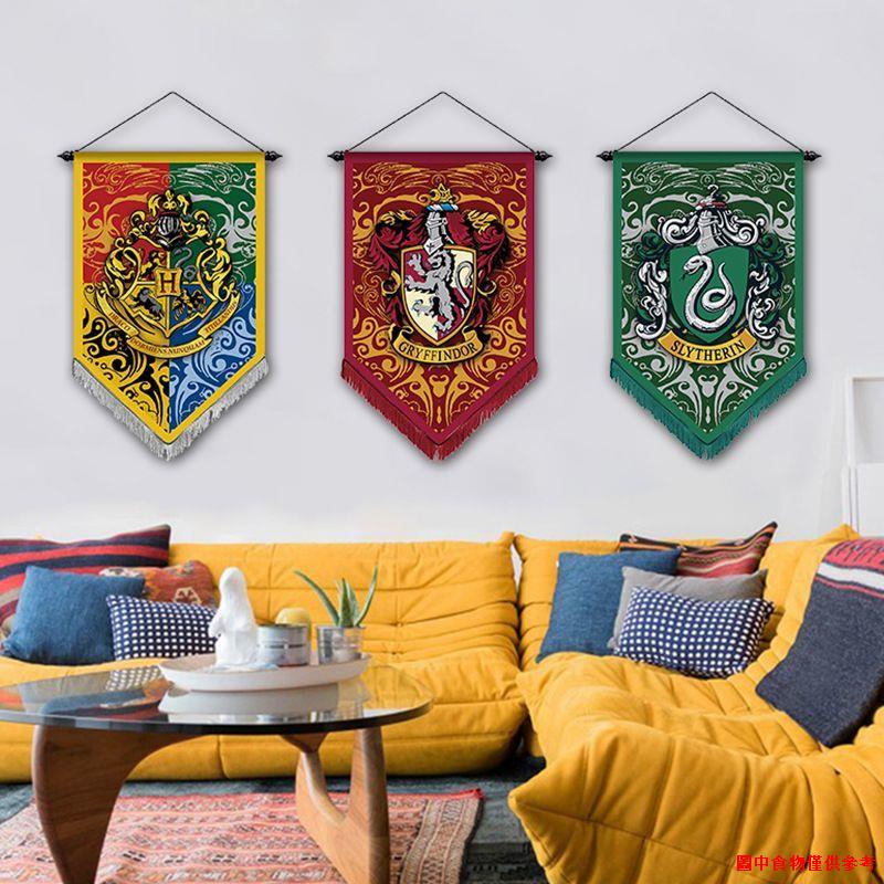 ∈ Harry Potter Flag Decoration Hogwarts Glenn Fendol Slytherin Birthday ...