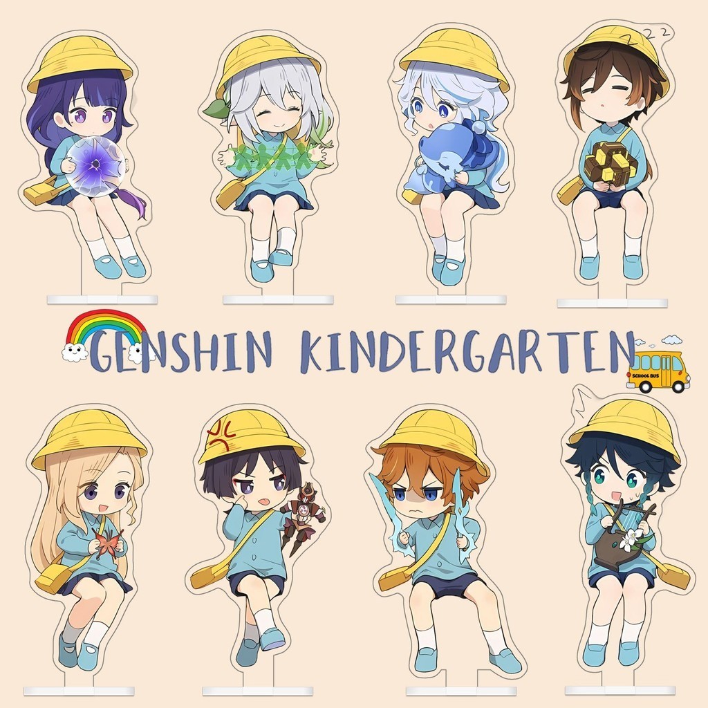 Yuanshen q-Version Stand Funingna Merchandise Nasida Sanbing Wendy Ray ...