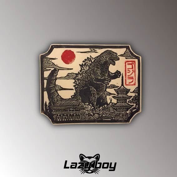 Taiwan Prints Godzilla Modified Stickers Car Trendy Motorcycle Decals ...