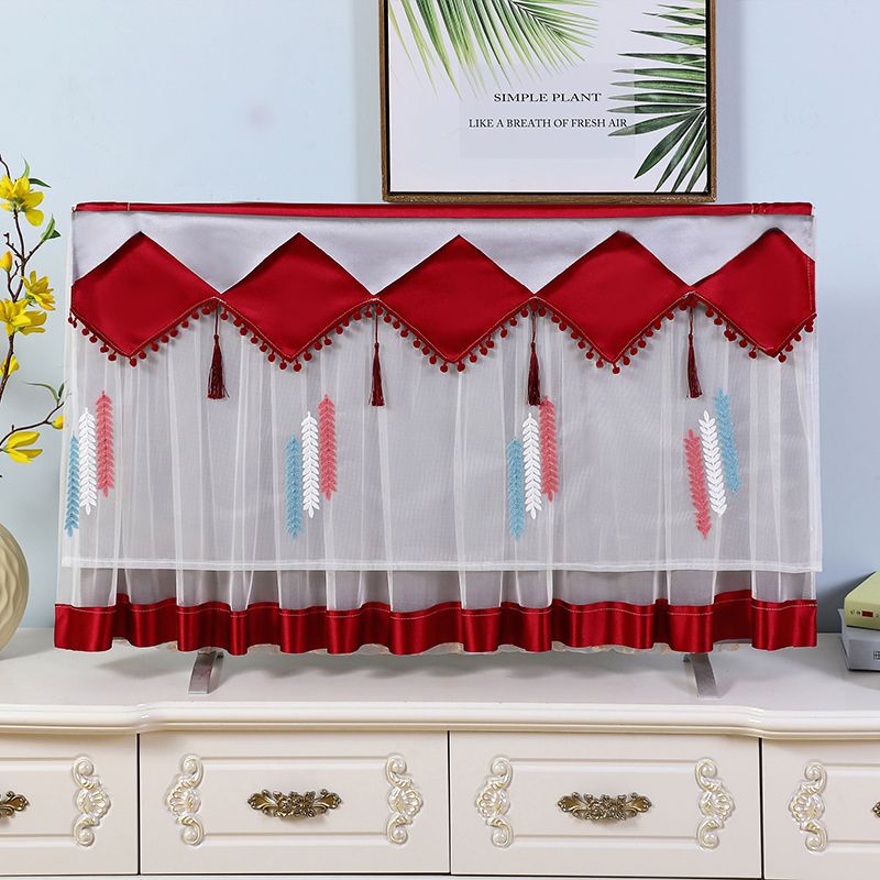In stock ♥ lace fabric tv cover 32 inch ultra-thin LCD monitor cover ...