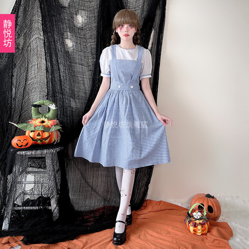 2025 Halloween Adult cosplay Costume Zombie The Wizard Of Oz Dorothy ...