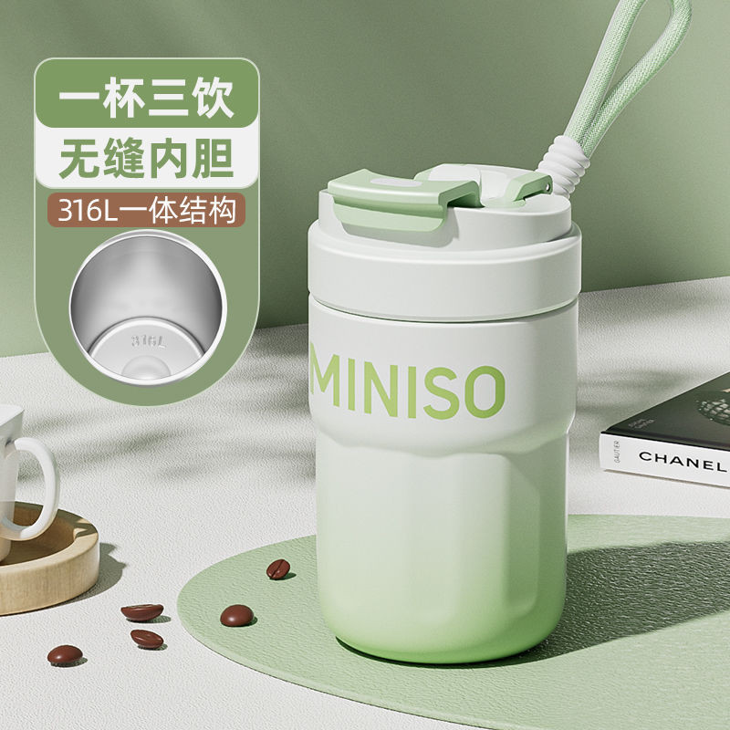 Famous Product Thermos Cup Ceramic Liner Coffee 2024 Water Female 316L ...