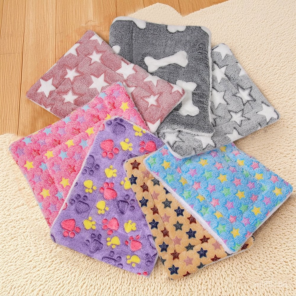 Pet Mat Four Seasons Universal Soft Plush Cat Dog Cotton Flannel Kennel ...