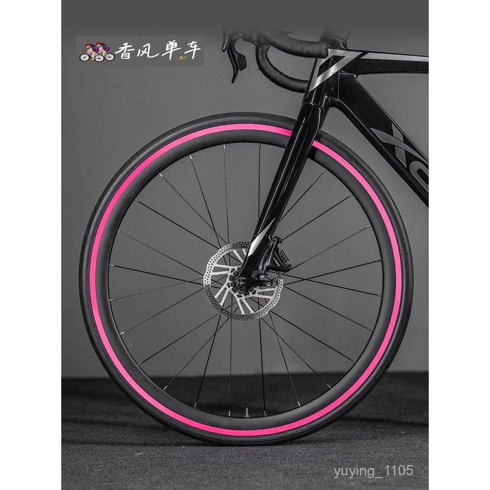 Road Bicycle Wheel Set Sticker Color Change Mountain Bike Hub Rim ...
