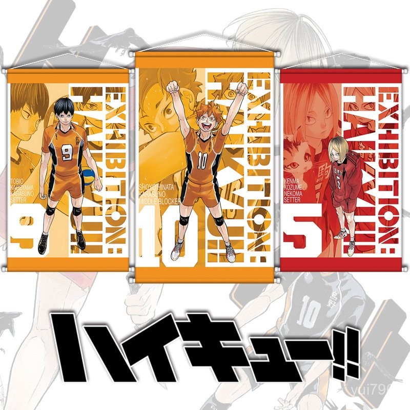 Volleyball Teenager Merchandise Paintings Silk Poster Hyuga Shoyo ...