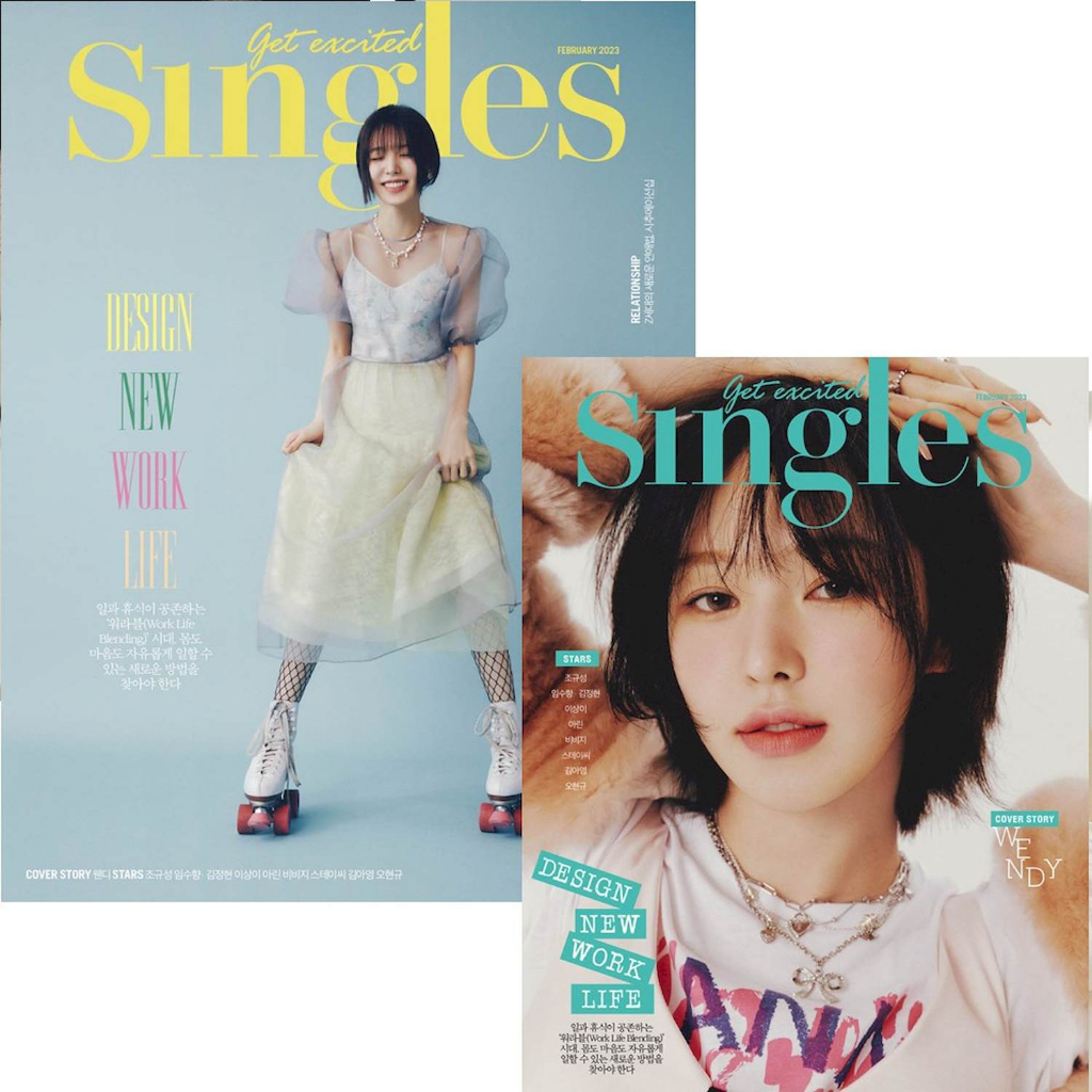 KPM-Straws (Korea) February Issue 2023 Double Cover Red Velvet Wendy ...